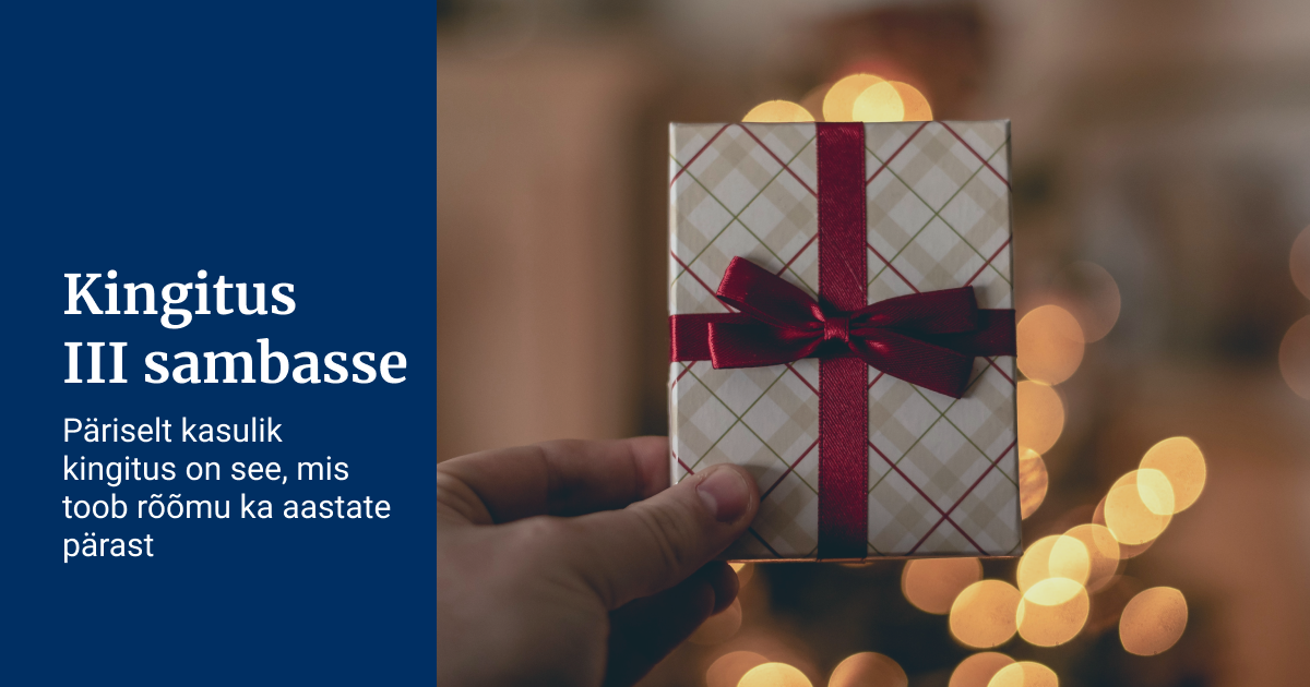 Kingitus III sambasse – Tuleva